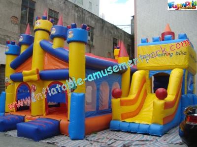 Cina Scorrevole gonfiabile all'aperto dei buttafuori del PVC con il castello per gli adulti/bambini in vendita