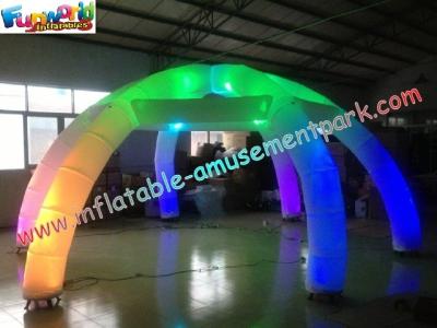 China Decoração inflável da iluminação da barraca da mudança da cor para o casamento, 6M à venda