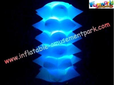 China Purple Waterproof Inflatable Lighting Decoration Christmas Tree For Event for sale