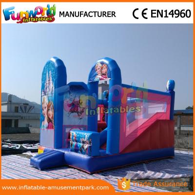 Cina Nuovo scorrevole gonfiabile congelato dei buttafuori, castello combinato congelato gonfiabile dello scorrevole in vendita