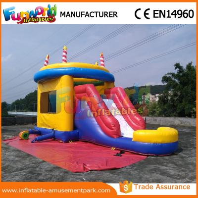 China Customized Candle Inflatable Bouncer Slide CE SGS TUV ROHS EN71 for sale