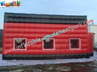 Cina Nylon ricoperto PVC gonfiabile durevole rosso della tenda del partito con progettazione del cubo in vendita
