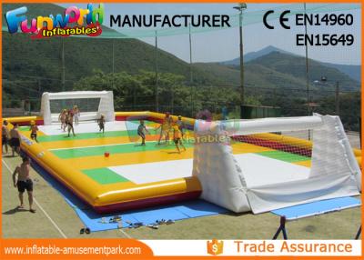 China Customized PVC tarpaulin Inflatable Soccer Court for Backyard / Street for sale