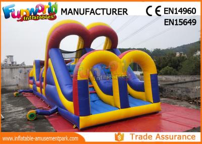 Cina Corsa ad ostacoli commerciale di Inflatables della tela cerata del PVC/giochi gonfiabili di sport in vendita