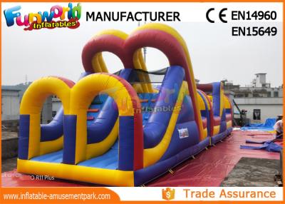 Cina Corsa ad ostacoli commerciale di Inflatables della tela cerata del PVC/giochi gonfiabili di sport in vendita
