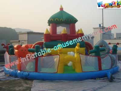 China Parque de diversões inflável gigante, brinquedos da cidade do divertimento para a celebridade do festival à venda