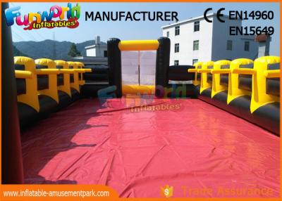 Cina Giochi gonfiabili di sport della tela cerata impermeabile del PVC/campo di calcio gonfiabile del sapone in vendita