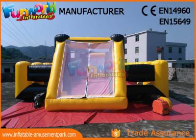 Cina Giochi gonfiabili di sport della tela cerata impermeabile del PVC/campo di calcio gonfiabile del sapone in vendita