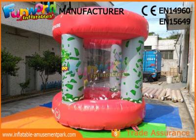 中国 Inflatables/キャッシュ・マシーンの膨脹可能なお金ブースを広告する赤いポリ塩化ビニールの防水シート 販売のため