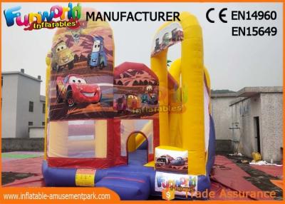 China Opblaasbare de Uitsmijterdia/Jonge geitjes die van pvc Kasteel met Dia springen Te koop