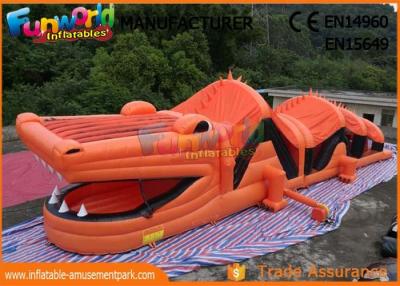 China Curso de obstáculo adulto personalizado de Inflatables do tamanho com pintura de Digitas à venda