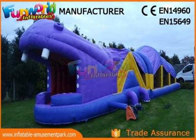China Curso de obstáculo adulto personalizado de Inflatables do tamanho com pintura de Digitas à venda