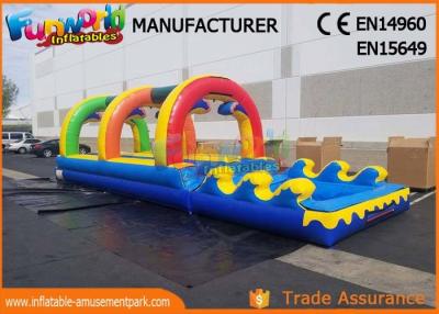 Cina Scivolo gonfiabile commerciale della tela cerata esterna del PVC con gli stagni 10 * 3 * 2.5m in vendita