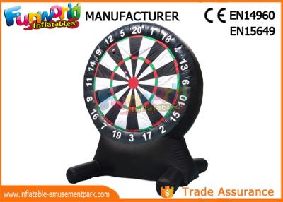 China Giant Interactive Inflatable Sticky Dart Board WIith Silk Printing for sale