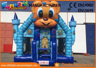 Cina Castello di salto di Inflatables della tela cerata del PVC del grado commerciale di Caroon per il parco in vendita
