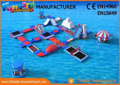 China Custom Giant PVC Tarpaulin Inflatable Floating Water Park High Durability for sale