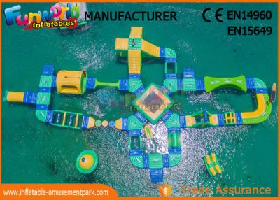 China Custom Giant PVC Tarpaulin Inflatable Floating Water Park High Durability for sale