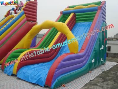 Cina Acqua gonfiabile commerciale variopinta, scorrevole gonfiabile gigante della corsa per i bambini in vendita