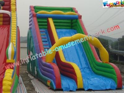 Cina Acqua gonfiabile commerciale variopinta, scorrevole gonfiabile gigante della corsa per i bambini in vendita