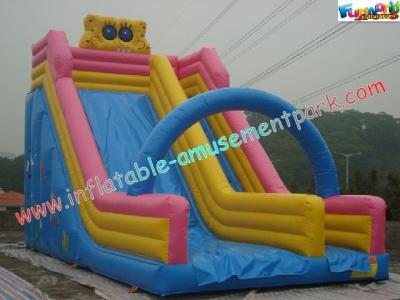 Cina acqua gonfiabile commerciale di 9M Spongebob, scorrevoli gonfiabili dei buttafuori in vendita