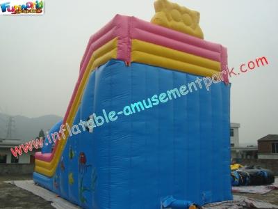 Cina acqua gonfiabile commerciale di 9M Spongebob, scorrevoli gonfiabili dei buttafuori in vendita