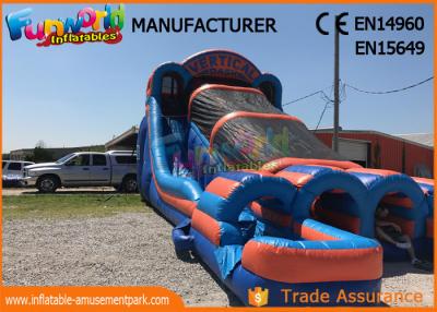 Cina Corsa ad ostacoli verticale di Inflatables di attività, scorrevole commerciale di esplosione della tela cerata del PVC di 0.55mm in vendita