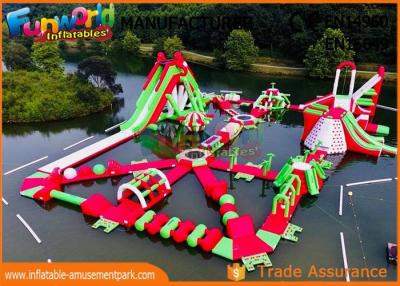 China 0.9mm Vinyl Custom Inflatable Water Parks For Outside Entertainment for sale