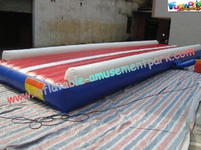 China Customized Inflatable Sports Games , Commercial Inflatable Tumble Track Mat for sale