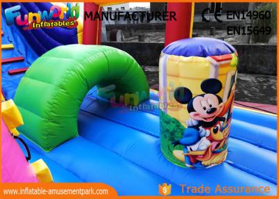 Cina Impresa gonfiabile commerciale di rimbalzo del PVC Mickey Mouse con lo scorrevole facile portare in vendita