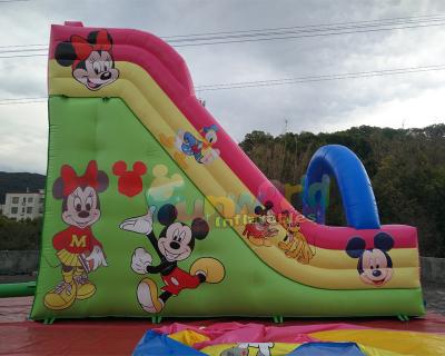 Cina PVC rimbalzante gonfiabile del grado commerciale dello scorrevole di Disney Mickey Mouse che slitta i giochi in vendita