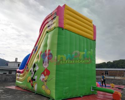 Cina PVC rimbalzante gonfiabile del grado commerciale dello scorrevole di Disney Mickey Mouse che slitta i giochi in vendita