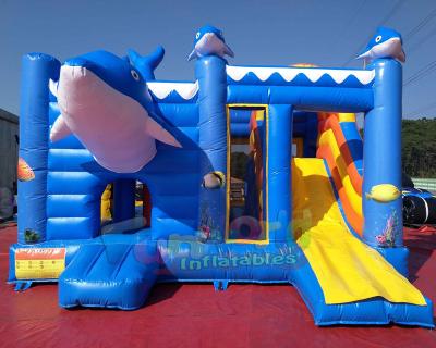 China Diapositiva inflable de la gorila EN14960 combinada con tamaño modificado para requisitos particulares Pringting de la mano en venta