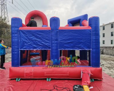 China Da corrediça inflável do leão-de-chácara do homem-aranha leão-de-chácara de salto TUV ROHS EN71 do castelo à venda