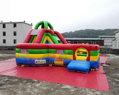 China 6x4x3.5 Meter Inflatable Bouncer Slide Obstacle Course Jumping Castle for sale