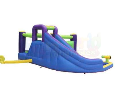 China Twin Peaks Kids 0.55mm Inflatable Backyard Water Slide Pool Park for sale