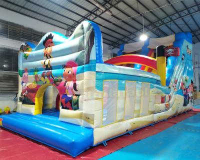 China ODM Commercial Inflatable Slide Outdoor Bouncy Castle Obstacle Course for sale
