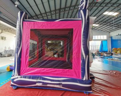 Cina tela cerata Unicorn Bouncy Castle Jumping Bouncer di 0.55mm in vendita