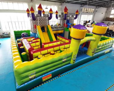 中国 運動場の屋外の膨脹可能な遊園地の幼児の跳ね上がりの家 販売のため