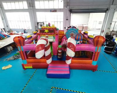 Cina Plato Inflatable Bounce House Combos per l'asilo in vendita