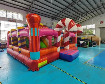 Cina Plato Inflatable Bounce House Combos per l'asilo in vendita