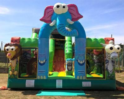 Cina bambini gonfiabili dello scorrevole dei buttafuori 1000D che saltano castello in vendita