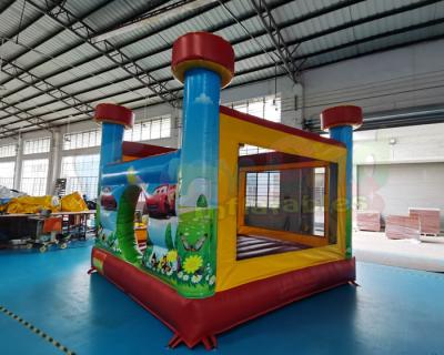 中国 屋内子供のプラトンの膨脹可能な跳ね上がりの家はステッチを倍増する 販売のため
