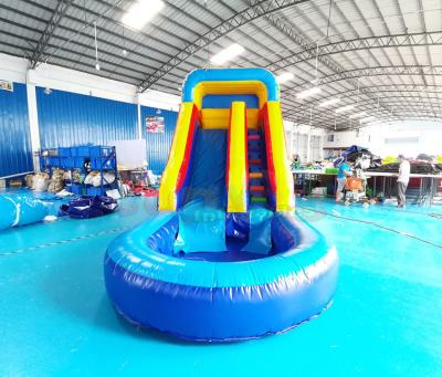Cina Acquascivolo gonfiabile del castello rimbalzante del bambino del ODM con lo stagno in vendita