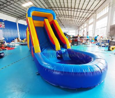 Cina Acquascivolo gonfiabile del castello rimbalzante del bambino del ODM con lo stagno in vendita