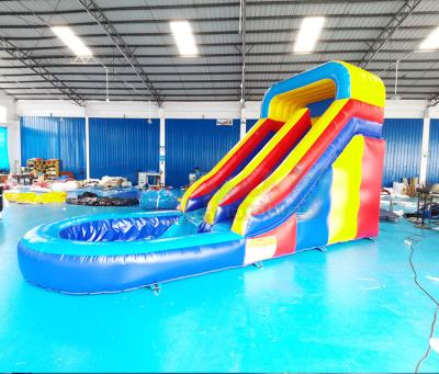 Cina Acquascivolo gonfiabile del castello rimbalzante del bambino del ODM con lo stagno in vendita