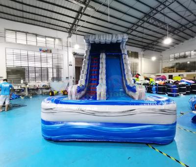 Cina Doppio Plato Outdoor Inflatable Water Slides di cucitura per scuola in vendita