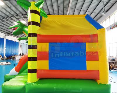 China Casa de Mini Dinosaur Bouncer Inflatable Bounce com corrediça à venda