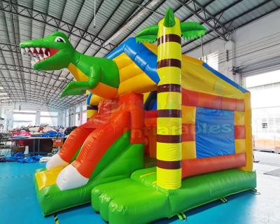 China Casa de Mini Dinosaur Bouncer Inflatable Bounce com corrediça à venda