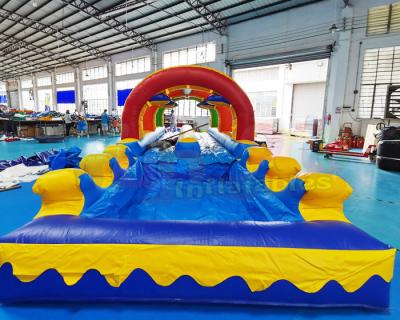 中国 OEMのプールの膨脹可能なスリップおよびスライドの跳躍の警備員 販売のため