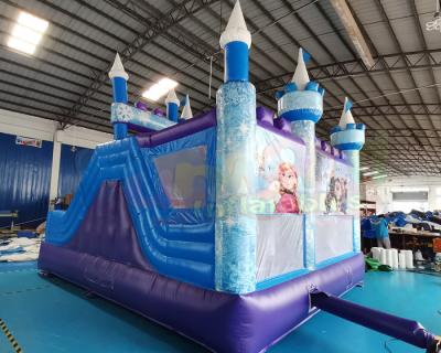 Cina Scorrevole gonfiabile congelato dei buttafuori del PVC del castello rimbalzante 18OZ in vendita